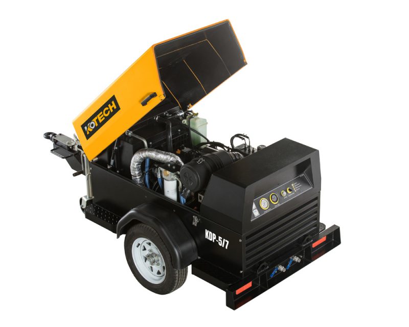 KDP Series Portable Diesel Air Compressor- Kotech Compressor