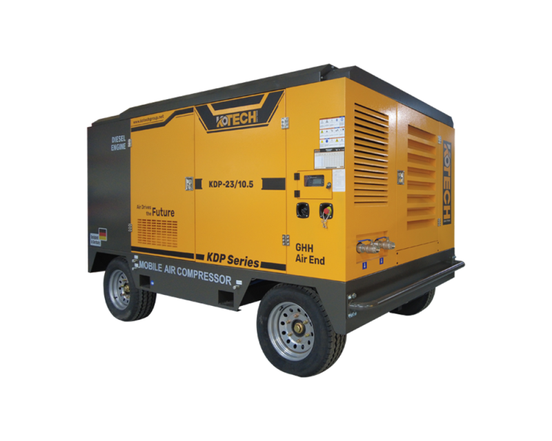 KDP Series Portable Diesel Air Compressor- Kotech Compressor