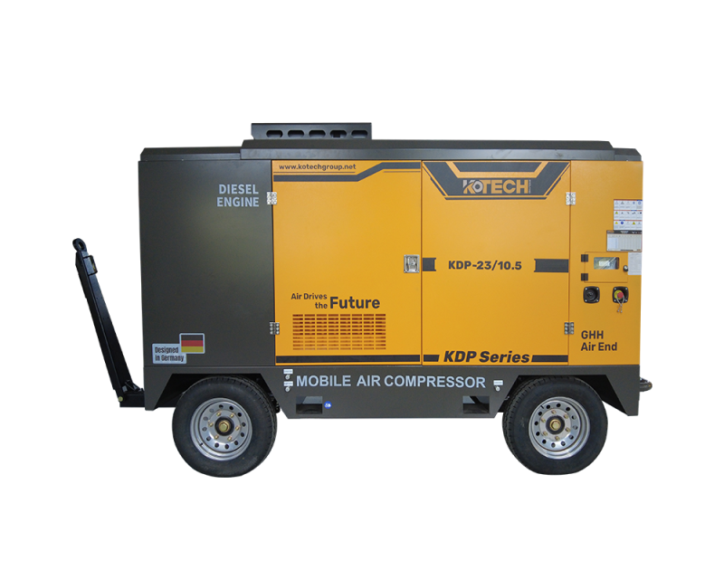 KDP Series Portable Diesel Air Compressor- Kotech Compressor