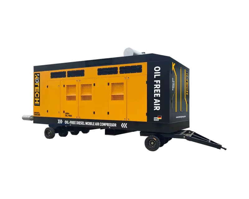 KOP Series Oil Free Portable Air Compressor - Kotech Compressor